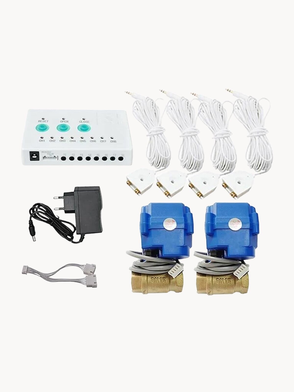 Домашняя безопасность система защиты от протечек воды DN15латунный клапан 2шт.