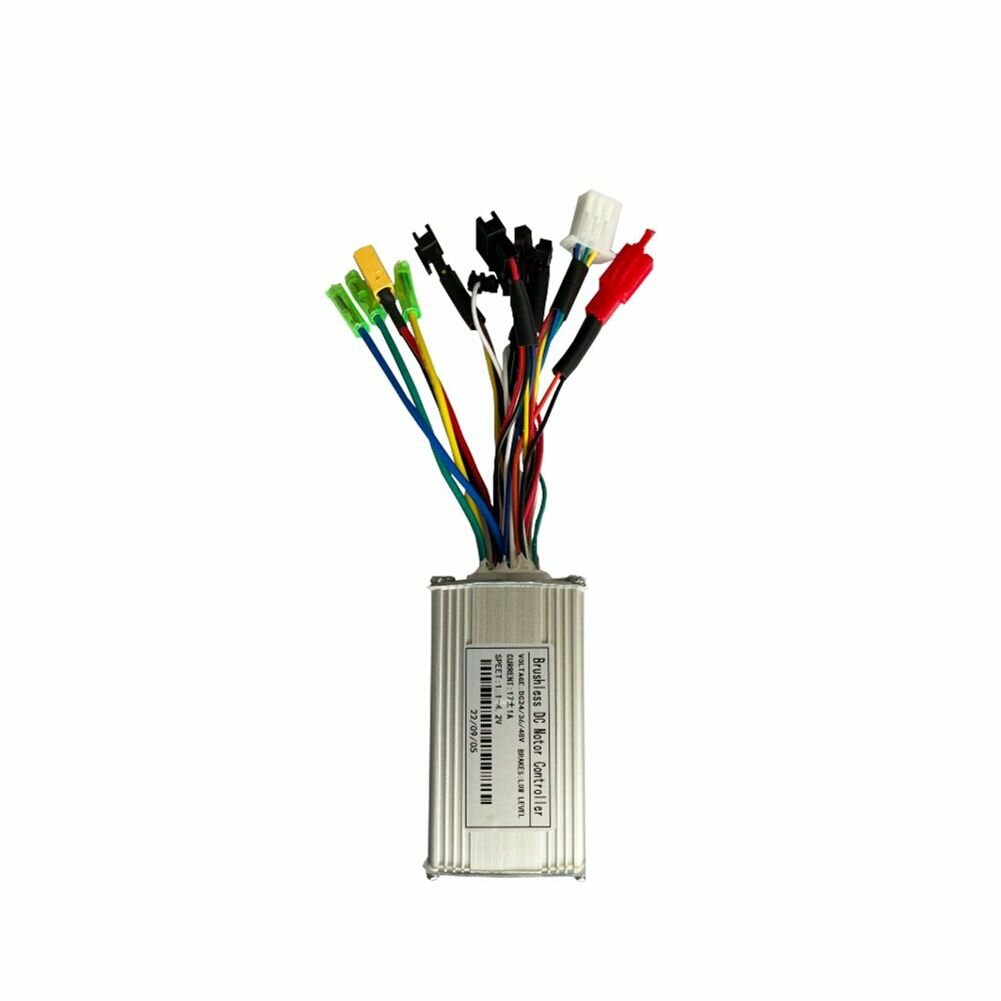 Контроллер электрического велосипеда 24 В 36 48 зала для электровелосипеда 250 Вт 350 17 А Трехрежимный синусоидальный сигнал