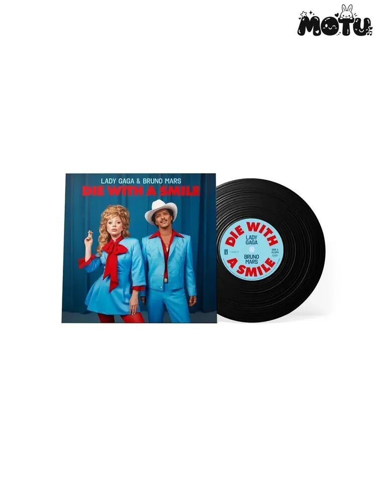 Виниловая пластинка Lady Gaga & Bruno Mars Die With a Smile 7" Vinyl