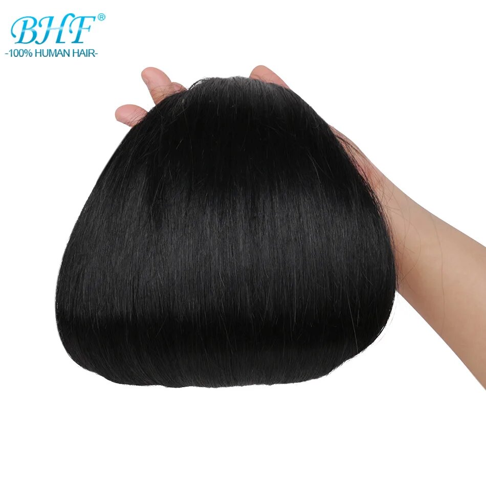 Натуральные волосы BHF, индийские, 100 г 16 дюймов, 1 шт./лот, # 1