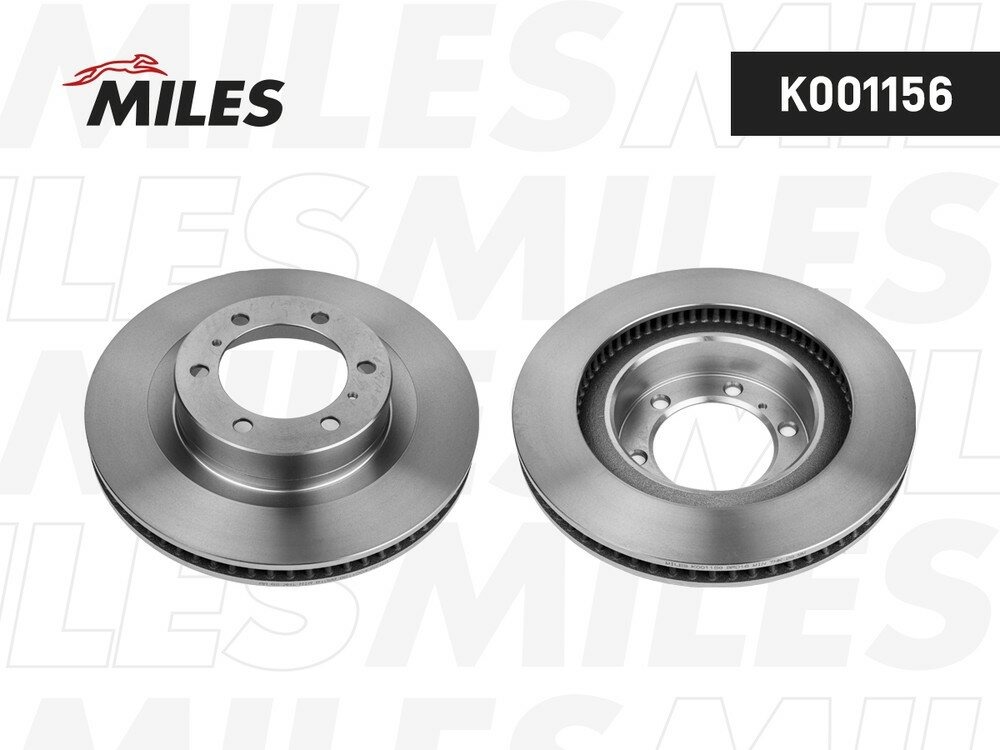 Диск тормозной передний MILES K001156 Toyota Land Cruiser Prado J150 10-