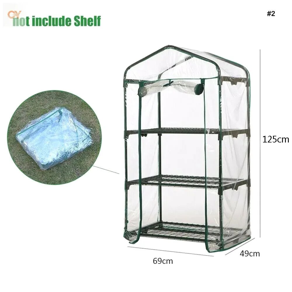 Парник, теплица DZYH30J42/UMH0C_DZYH30J42-2/054ZZ_DZYH30J42-2/054ZZ-wM2V 6.9х4.9х9м, ПВХ (поливинилхлорид)