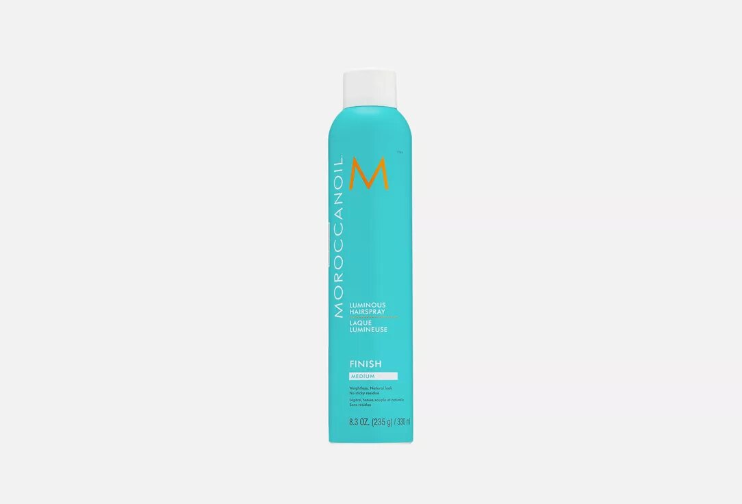 MOROCCANOIL STYLING Luminous Hairspray MEDIUM FINISH Лак для Волос Средней Фиксации, 330 мл