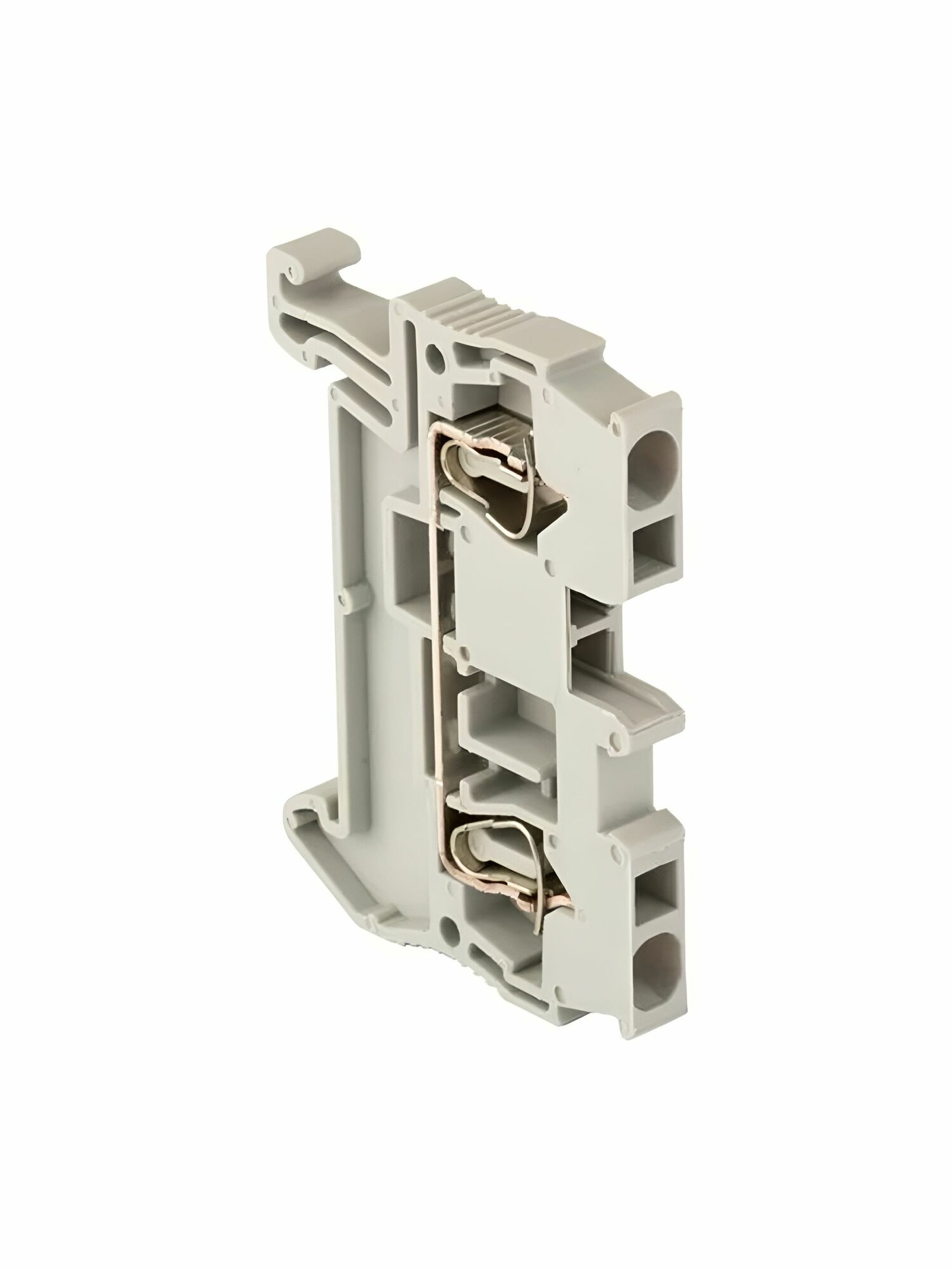 Колодка клеммная пружинная JXB-ST-2.5 31А, серая, EKF PROxima - 50 штук