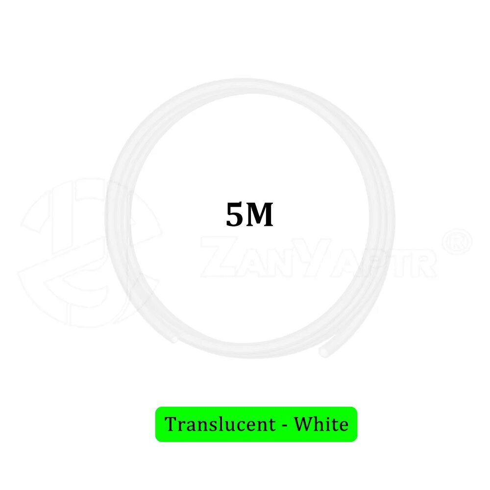 ЗANYAPTR трубка PTFE звезда 1,75 мм для Bambulab AMS Creality White 5M