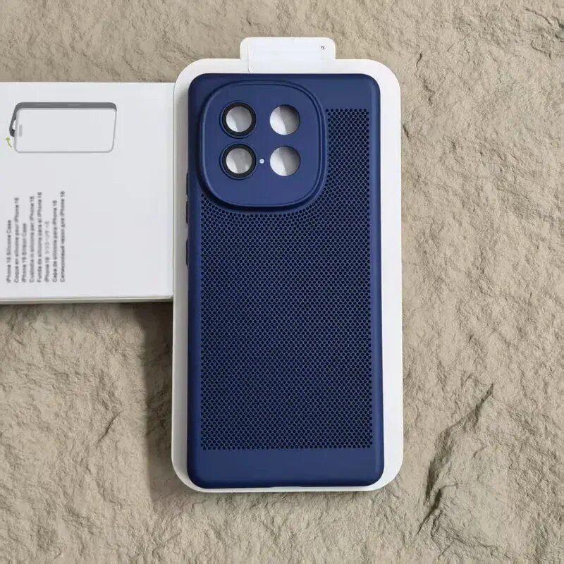 Для IQOO Z10 Turbo Pro Чехол с рассеиванием тепла Жесткие чехлы для телефонов для VIVO IQOO Z10turbo Plus Охлаждающий сотовый сетчатый чехол для ПК