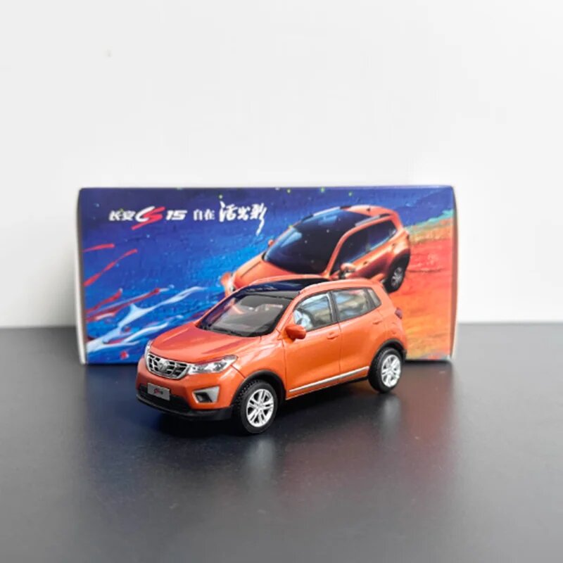 Welly 1:43 Changan CS35 Plus, оранжевый