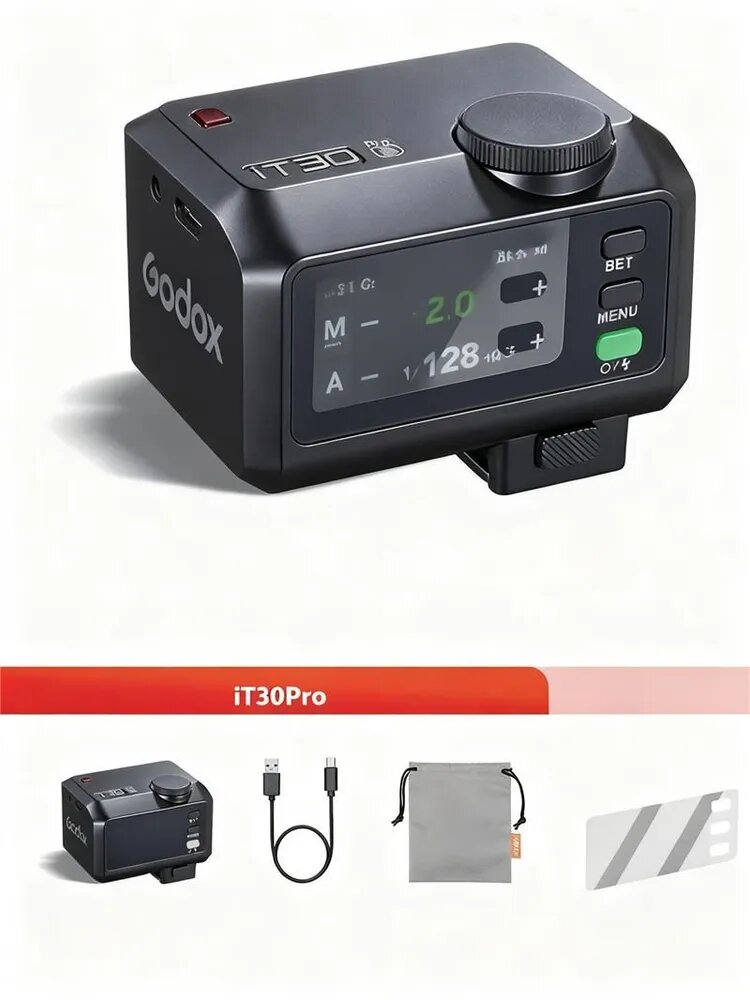 Godox iT30Pro Беспроводная вспышка для карманной камеры TTL HSS 2.4G
