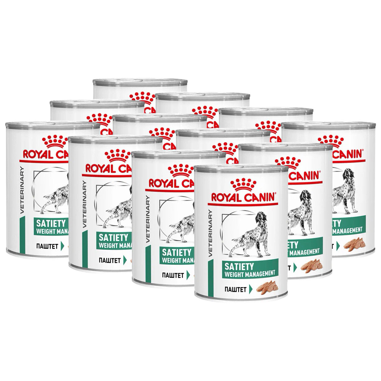Влажный корм для собак Royal Canin Satiety Weight Management, для снижения веса 12 шт. х 410 г