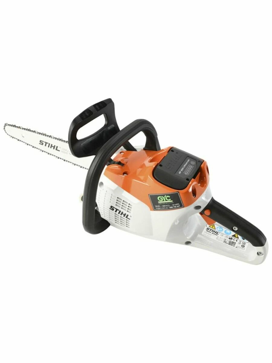 Пила аккумуляторная Stihl MSA 200 C-BQ, 36 В, Li-Ion, шина 35 см, оранжевая/белая/черная