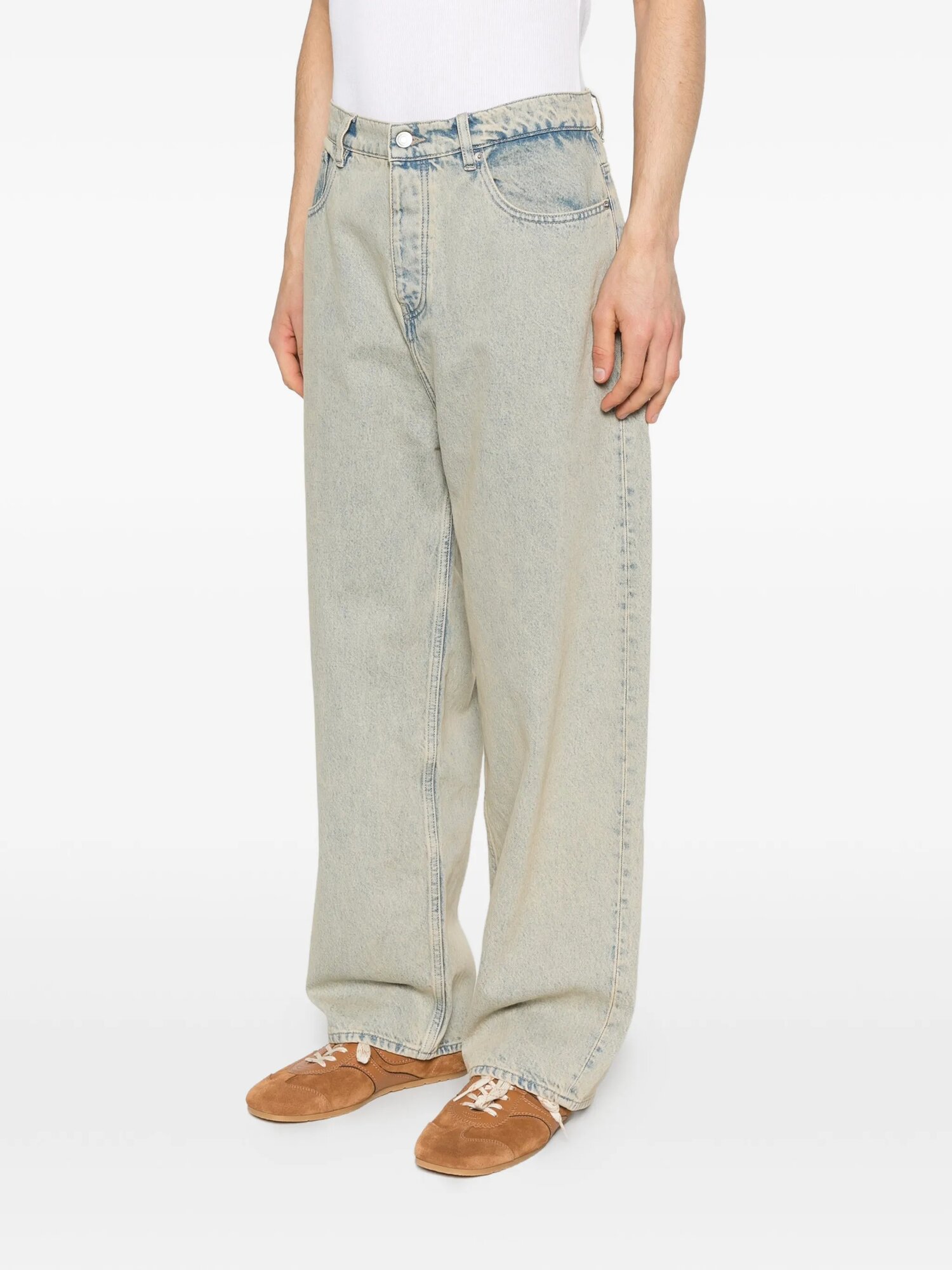 Джинсы Drole de Monsieur Five-pocket baggy jeans, размер M, синий — фото 1