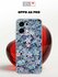 Силиконовый чехол на Oppo A6 Pro / Оппо A6 Про с принтом Поле незабудок