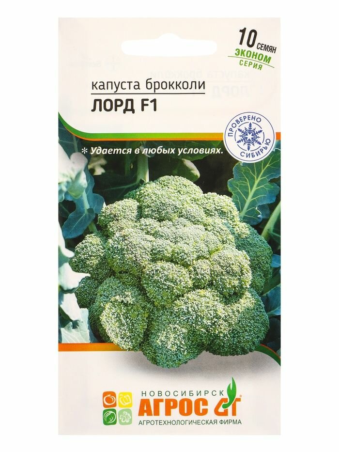 Семена Брокколи, Лорд , F1, 10 шт, Seminis, Агрос