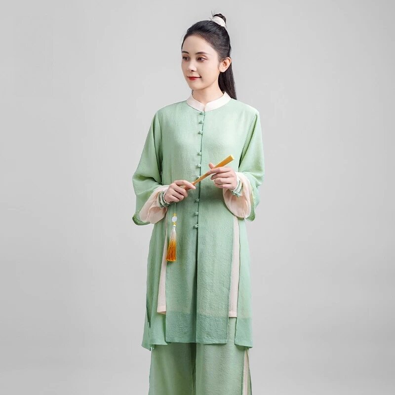 Женский костюм Тайчи из полиэстера и спандекса М