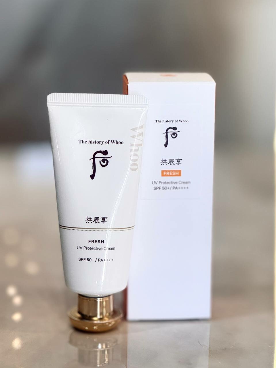 Солнцезащитный крем FRESH UV protective cream SPF50+, 60 мл с охлаждающим эффектом, для жирной и комби кожи.