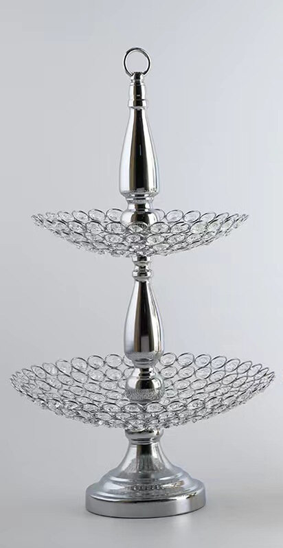 Новая европейская хрустальная корзина для дома, модель для гостиничных номеров, роскошная фруктовая корзина премиум-класса, декоративный поднос высокой ценности.