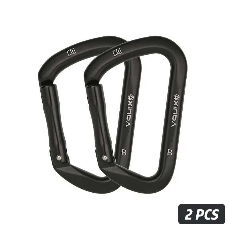 XINDA Профессиональные карабины для скалолазания Черный, D Black 2