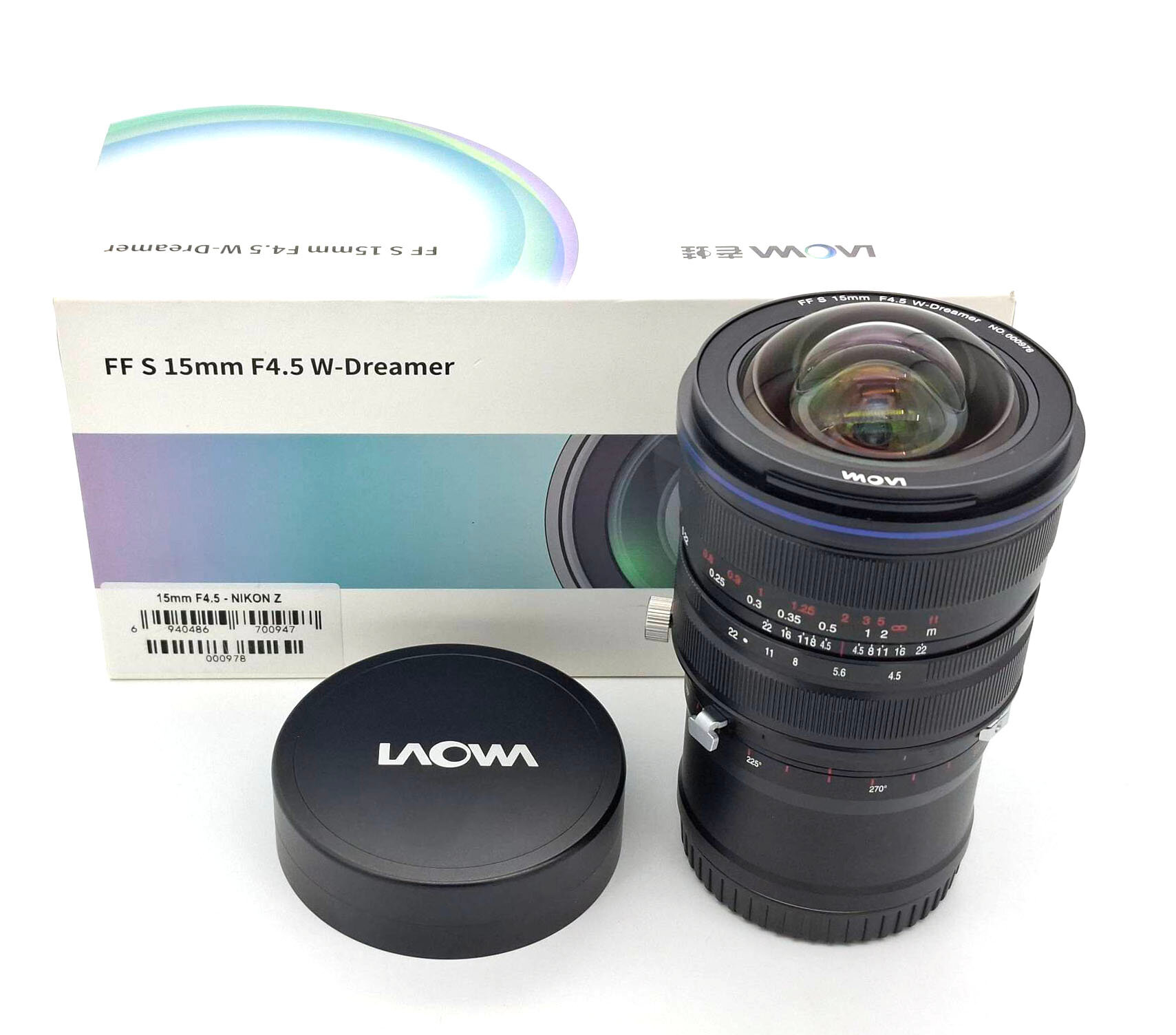 Объектив Laowa 15mm f/4.5 Zero-D Shift Nikon Z