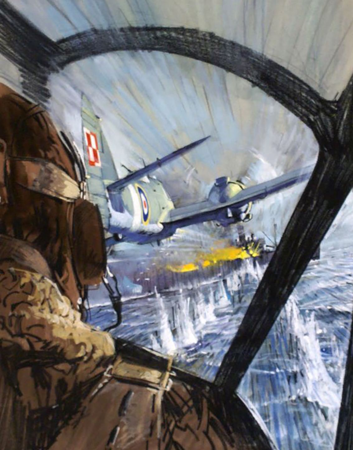 Картина по номерам "Пилот", хлопковый холст на подрамнике 40х50 см, акрил, 000 Art Hobby Home