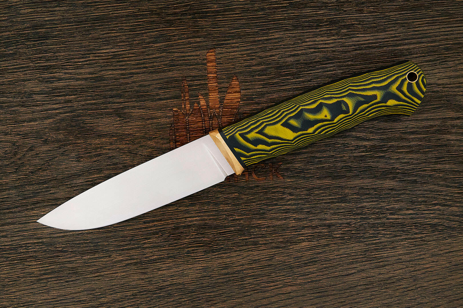 Нож туристический UralEDC Уралец-2024 (№7 из 30), клинок 118мм, сталь AR-RPM9