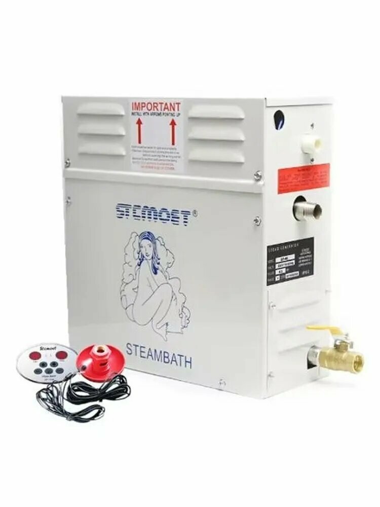 4.5KW генератор пара для душа 220V домашняя сауна машина SPA душ с цифровым контроллером