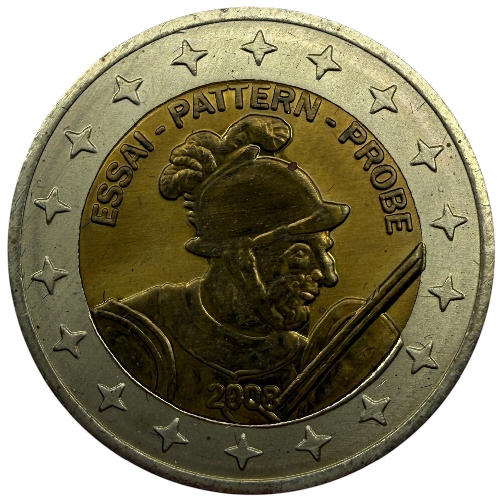 Аруба 2 евро (Xeros) 2007 г. (Проба)