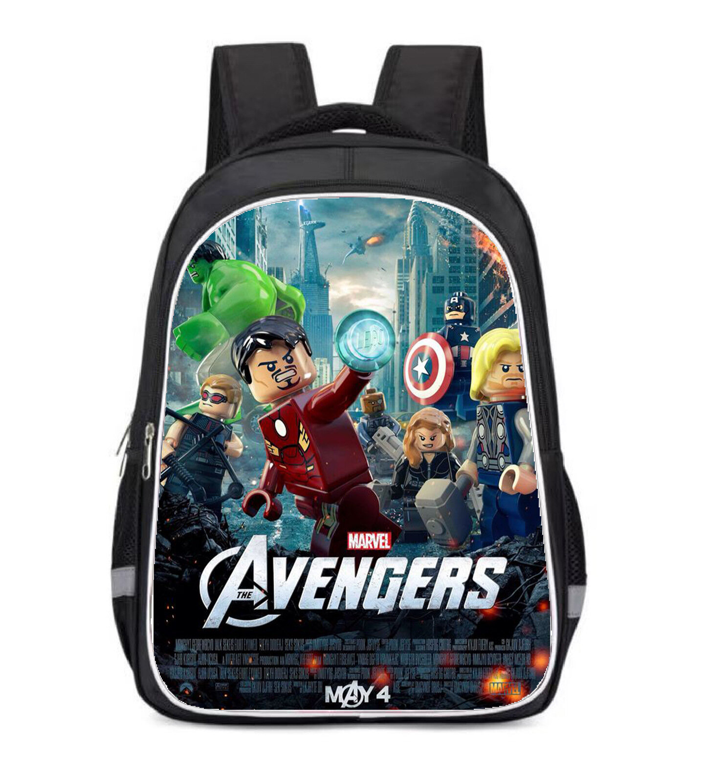 Новый школьный рюкзак 2024 года из серии Marvel Animation для 1-3-6 классов, детский рюкзак с защитой позвоночника «Зеленый гигант».