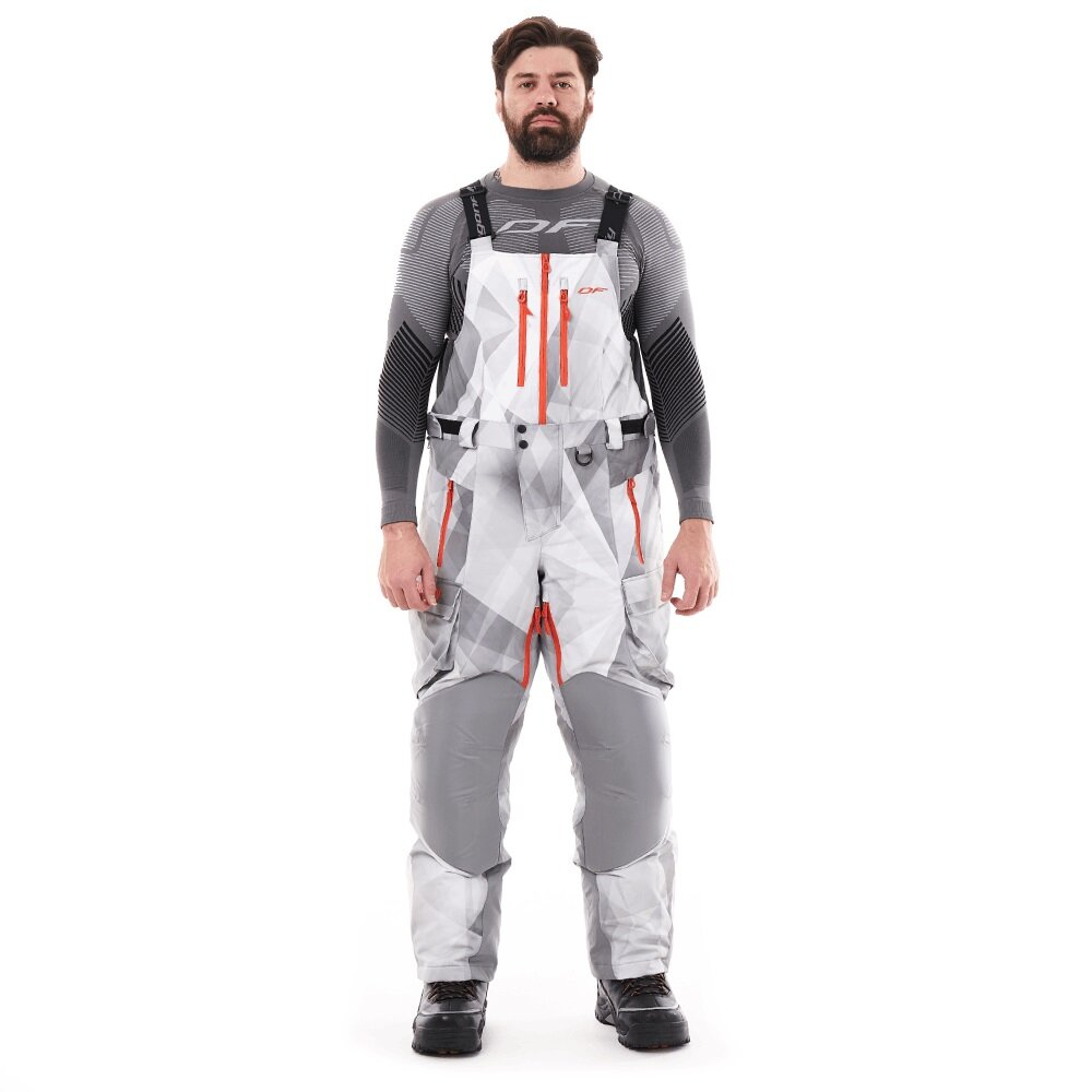 Штаны снегоходные Dragonfly EXPEDITION-pants Camo-Grey. L. Светло-серый