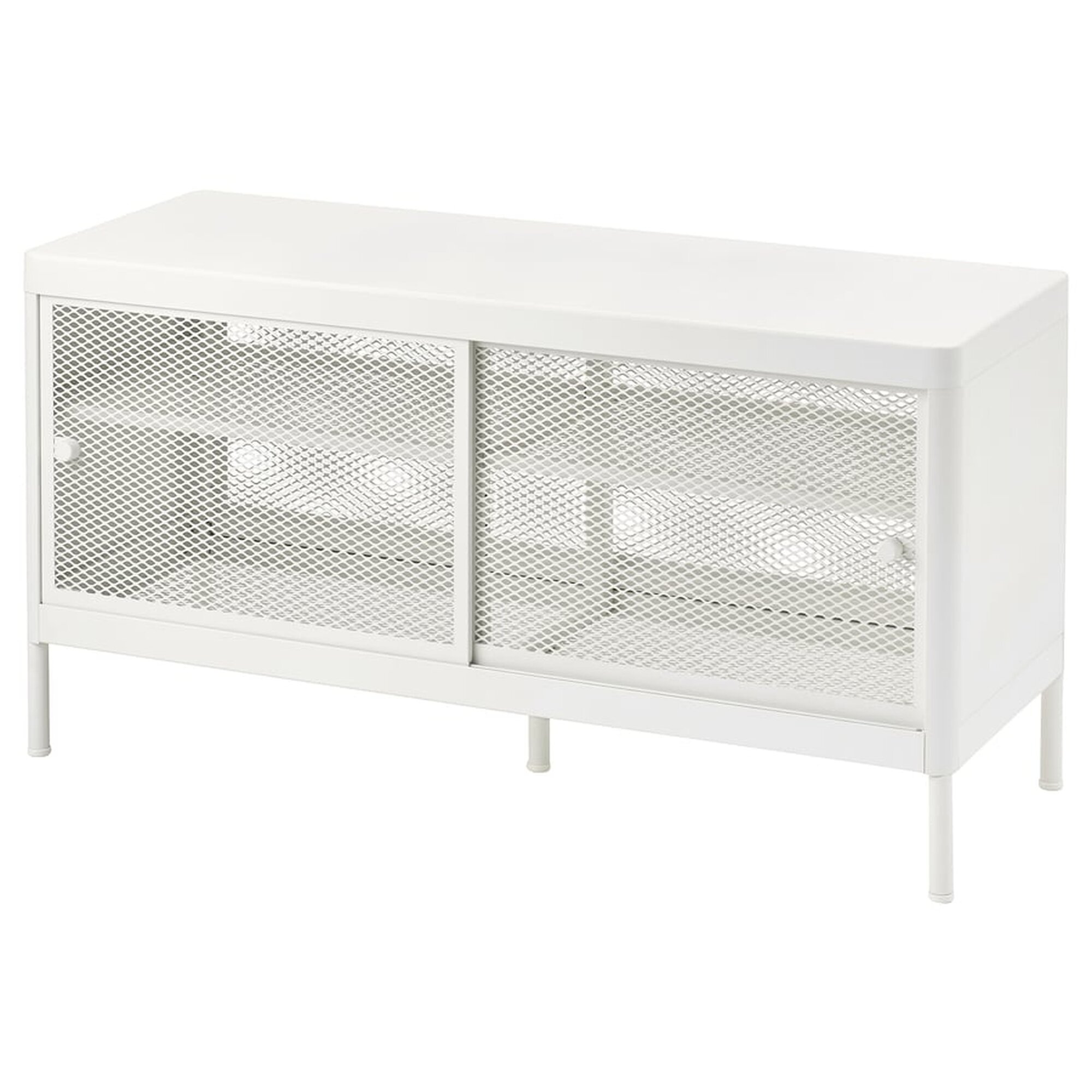 Скамейка с ящиком для хранения IKEA MACKAPAR, 100x37x52 см, цвет белый 205,444.87