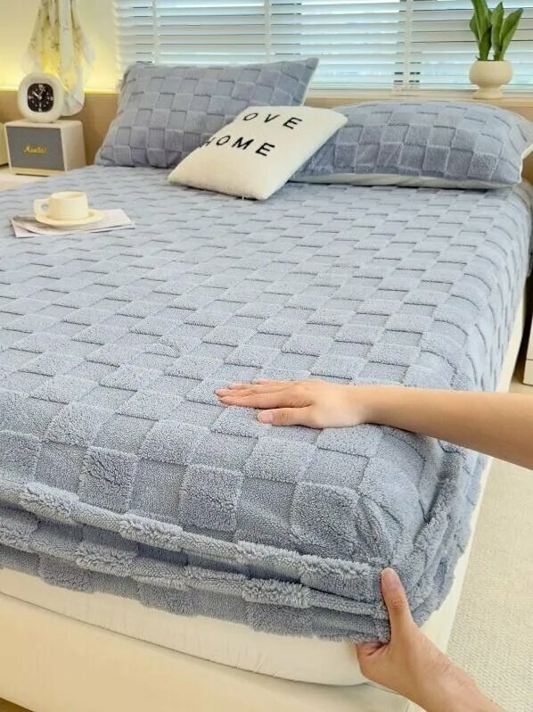 IKEA Наматрасник 140x200х28см серый