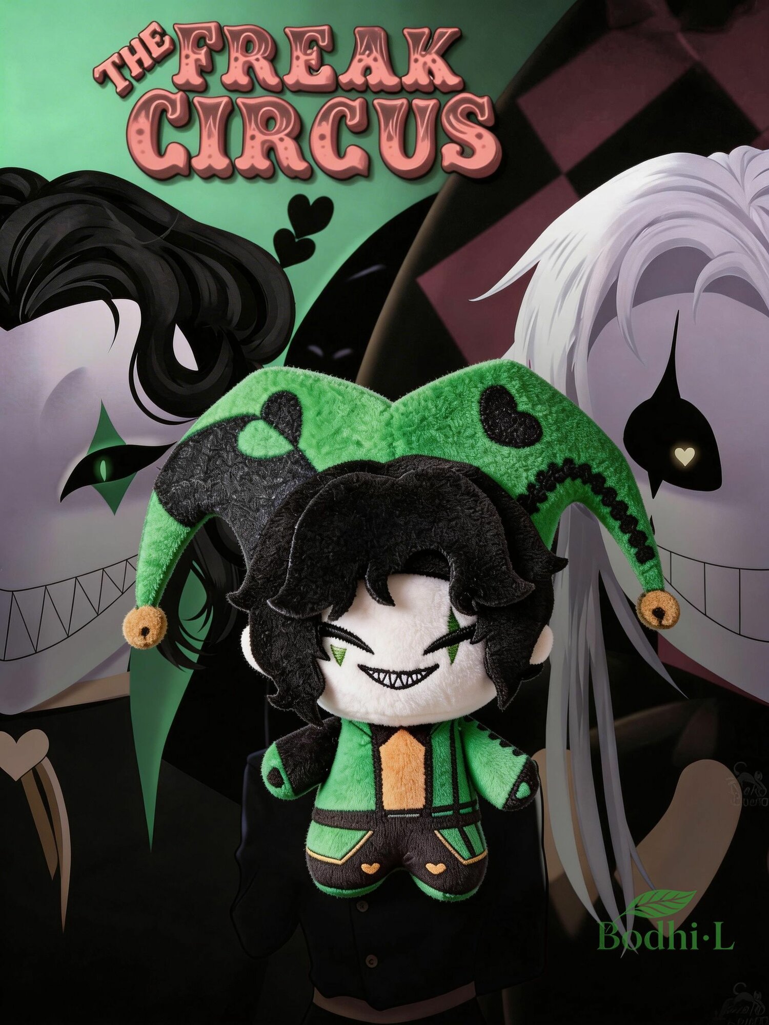 The Freak Circus Мягкая коллекционная плюшевая фигурка Цирк уродов скульптура Пьеро-Арлекина