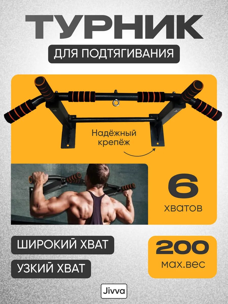 Турник настенный для подтягивания взрослый для дома