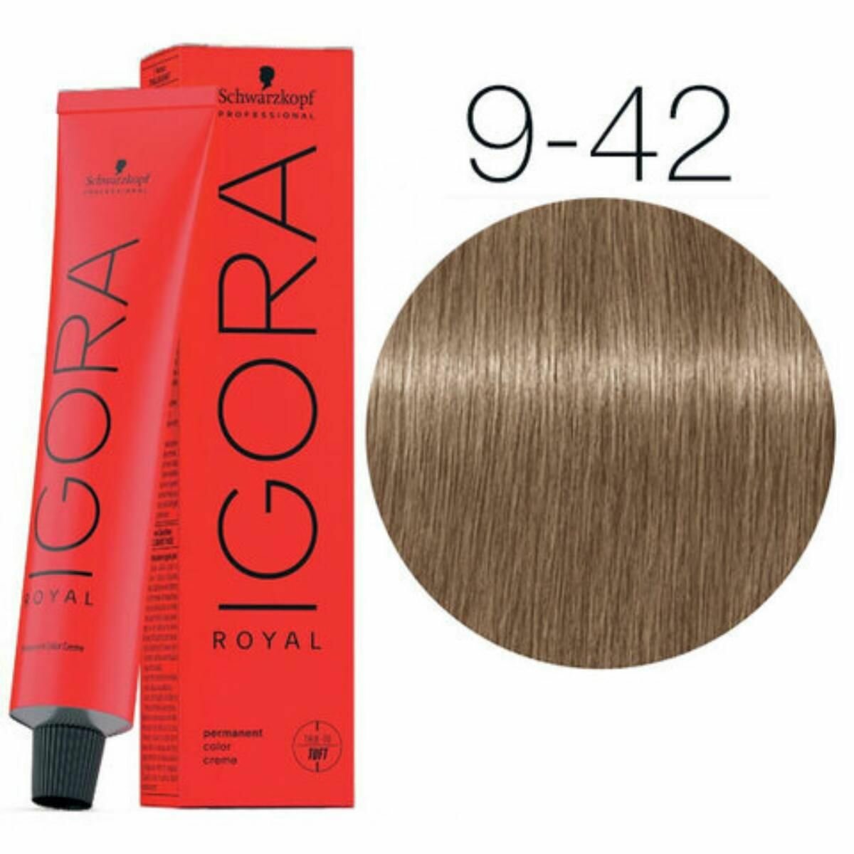 Schwarzkopf Igora Royal 9-42 Блондин бежевый пепельный Стойкая крем-краска для волос 60 мл