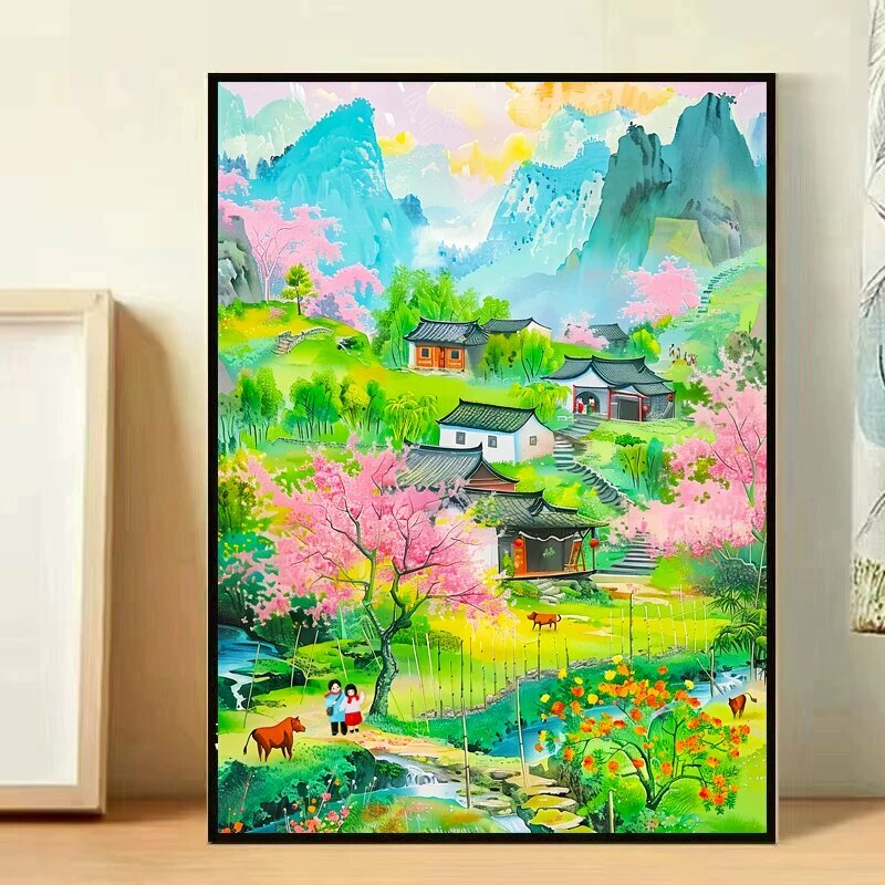 Деревянная головоломка 300 деталей, темно-зеленый, 28x40 см, без рамки