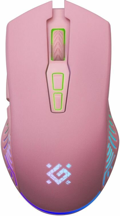 Мышь беспроводная оптическая DEFENDER PANDORA GM-502, (52501), розовая
