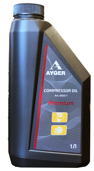 Масло компрессорное минеральное Ayger 1л (33002) 8805-1