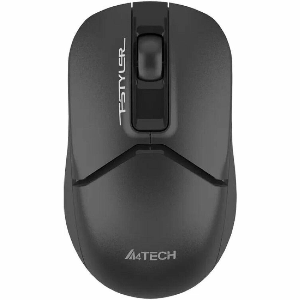 A4Tech Мышь Fstyler FG12S черный оптическая 1200dpi silent беспроводная USB 3but