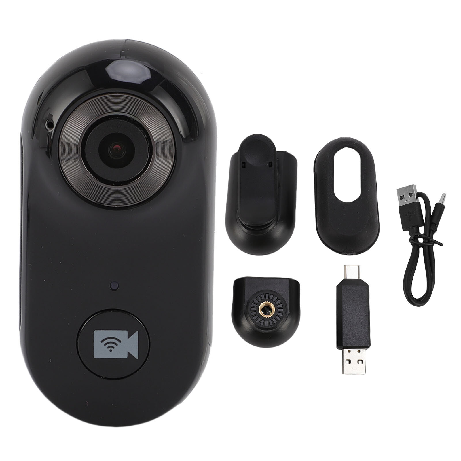 Экшнкамера 1080P WiFi на палец, портативная носимая камера, с креплением на магните, защитной крышко