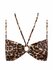 Купальник Maison Close Leopard-print ring-detail bikini, размер 40, brown