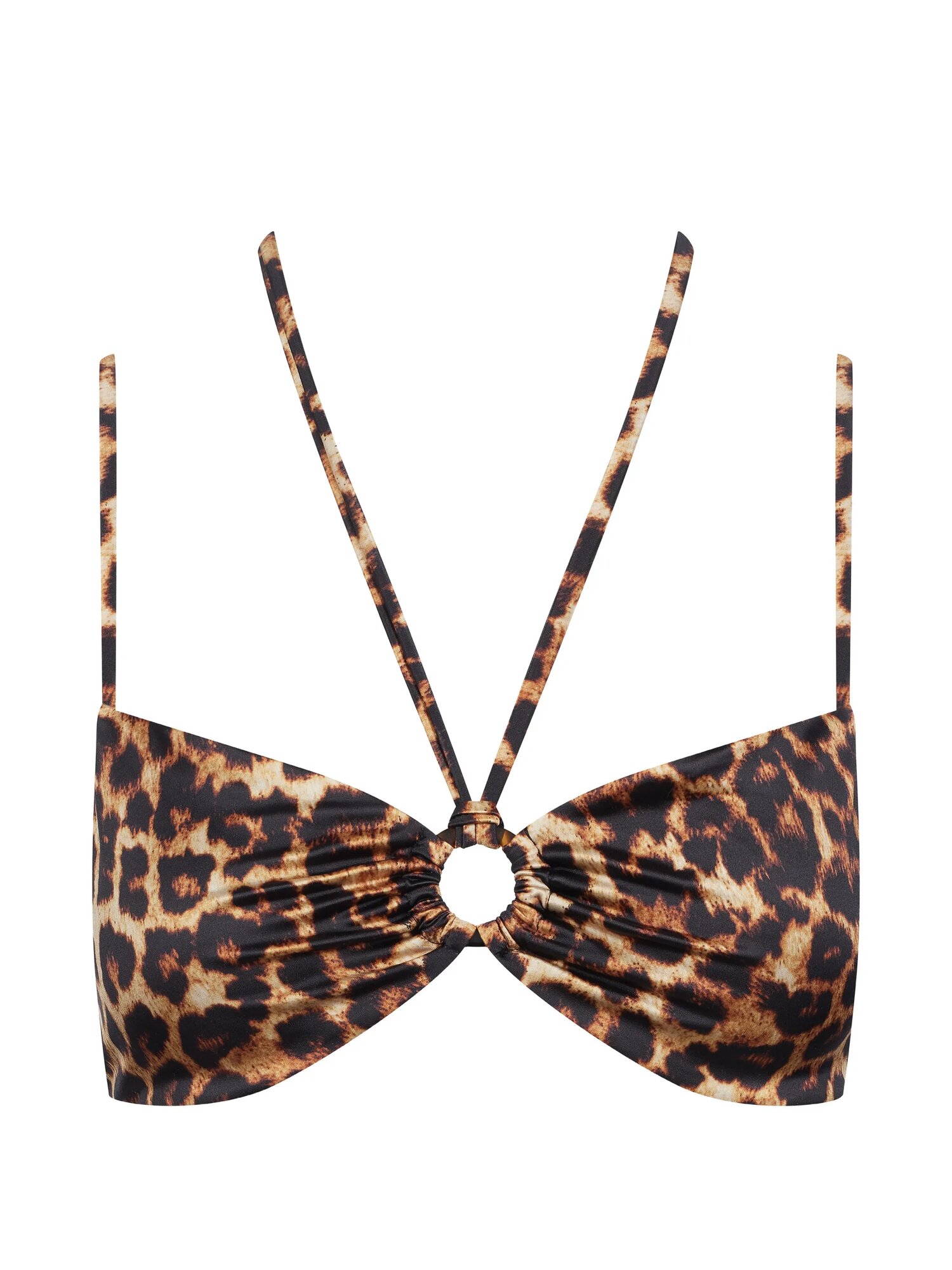 Купальник Leopard-print ring-detail bikini