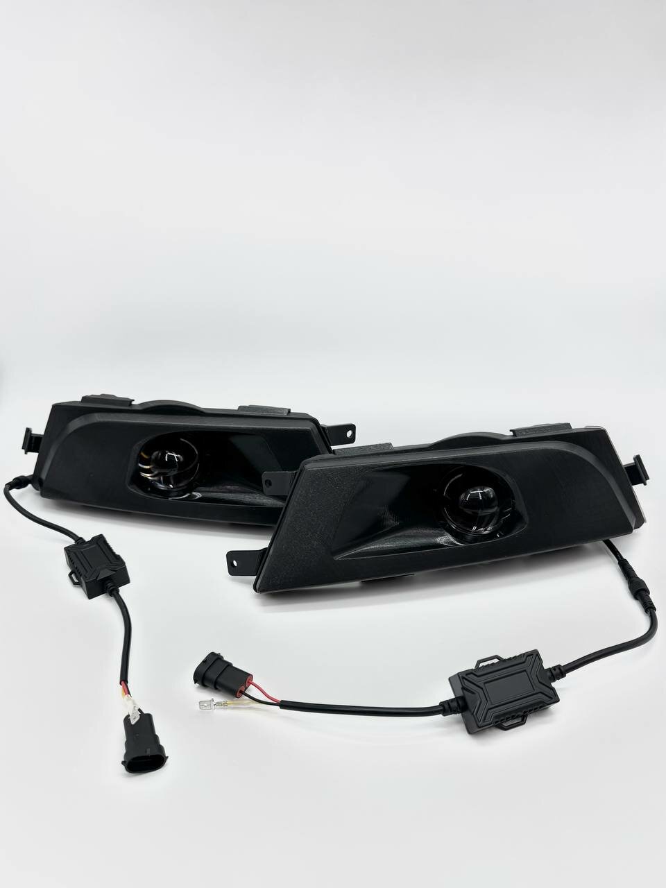BI LED Лазерные туманки Skoda Octavia A7 дорестайлинг птф 90w (с дальним светом) туманки шкода октавия а7 2013-2017