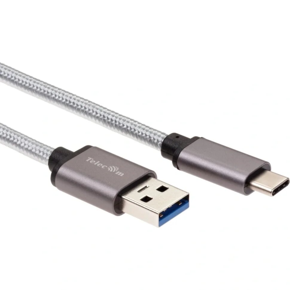 Кабель Telecom USB Type-C - USB Type-A 2 метра TC403M-2M, 2293691