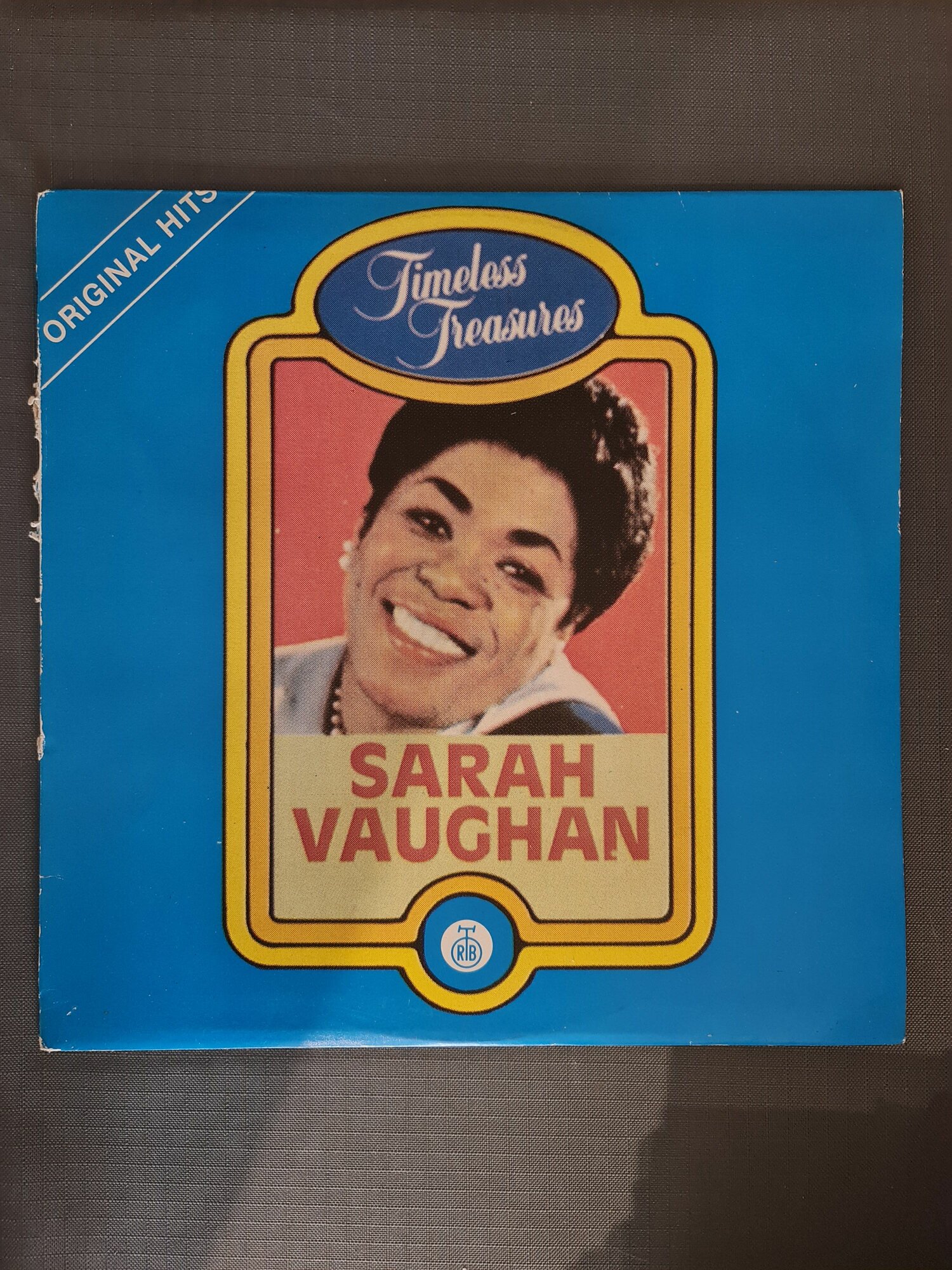 Sarah Vaughan (Сара Воан) - Timeless Treasures, 1987 винтажная виниловая пластинка (LP "12) EX-/VG