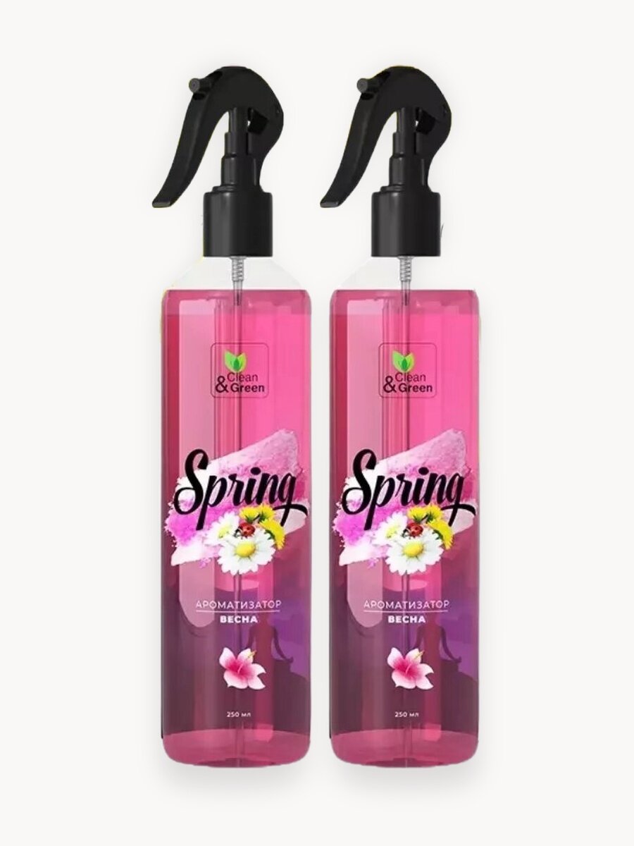 Ароматизатор воздуха "Весна" (триггер) 250 мл. Clean&Green CG8127 2 шт