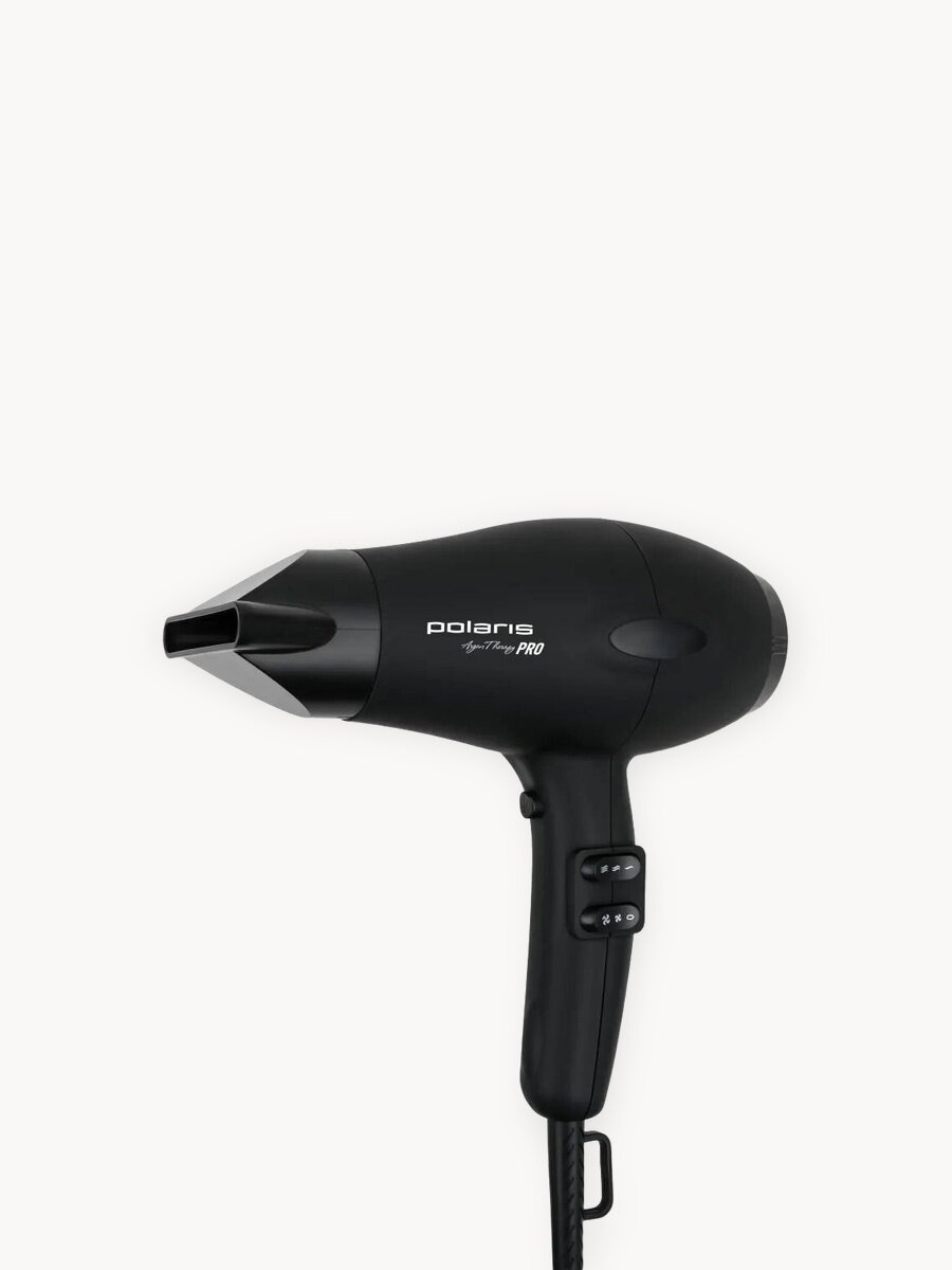 Фен для волос профессиональный PHD 2099ACi Argan Therapy PRO / 2000 Вт, 2 скорости, 2 насадки, черный