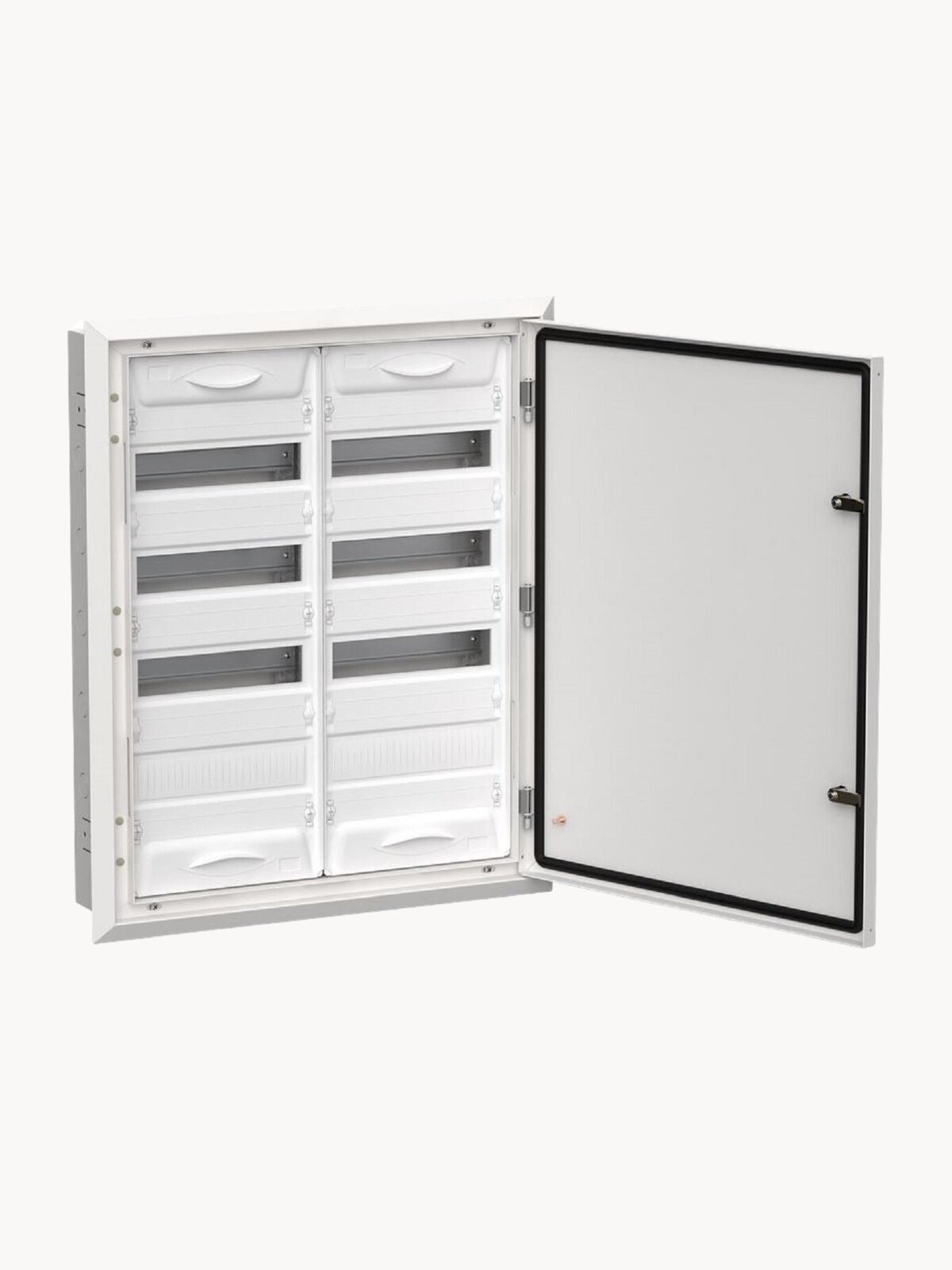 TITAN 5 Корпус металлический ЩРв-96 (2х48) 755х625х130мм IP31 белый (одна дверь) IEK