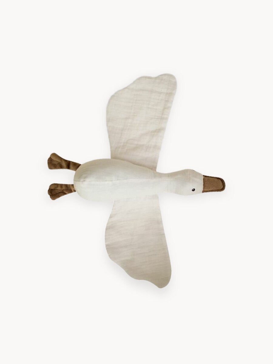 Комфортер для новорожденных мягкая игрушка для сна гусь 0+