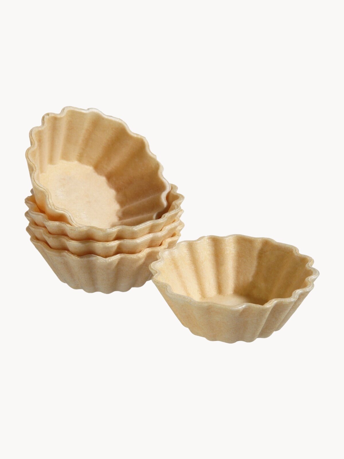 Тарталетки Колибри, вафельные, без начинки, 192шт, 384г, диаметр 55=мм