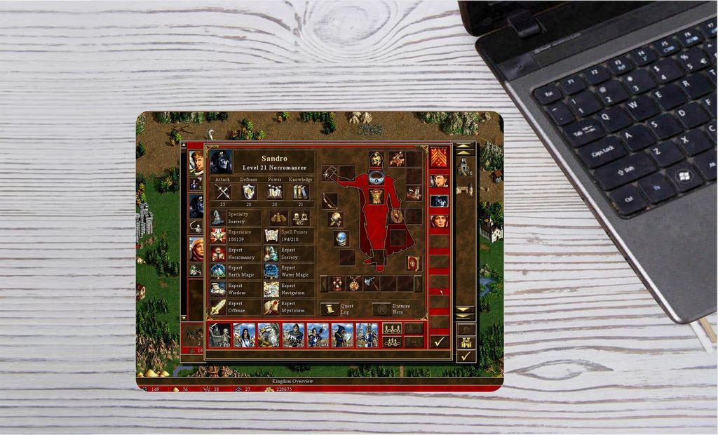 Коврик для мыши Герои меча и магии, Heroes of Might and Magic №15