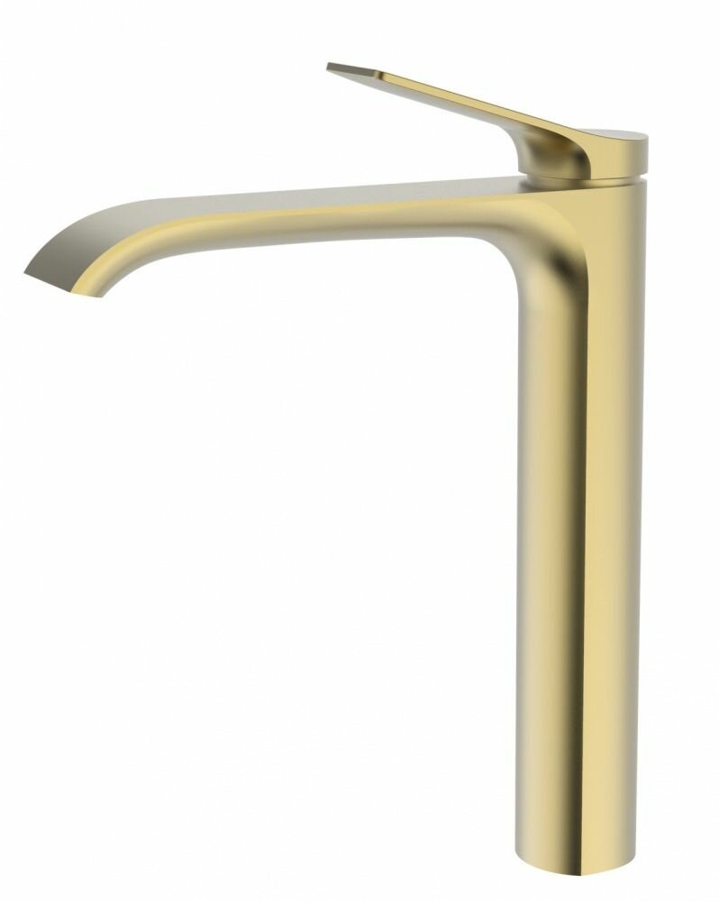 Смеситель однорычажный для раковины ViEiR V343512-S Матовое золото